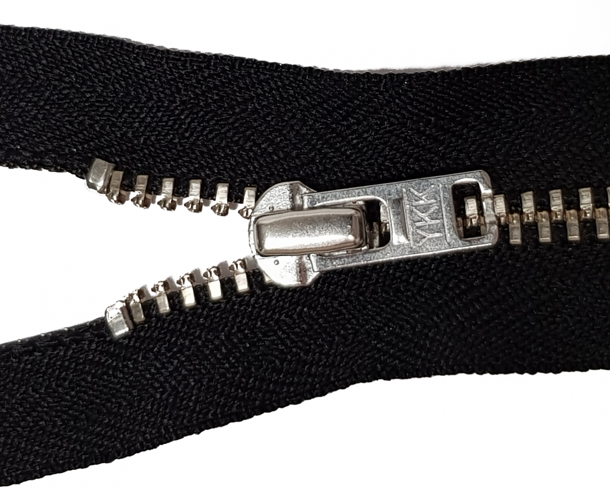 🧵 YKK Reißverschluss Metall Silber 3mm kaufen